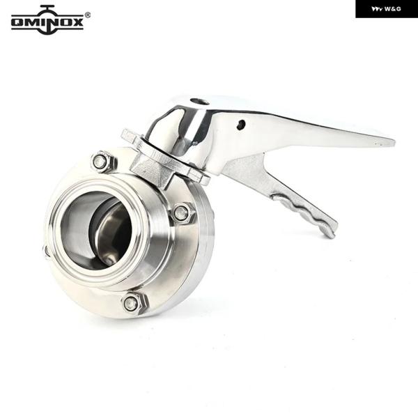 1.5インチ/2インチ ステンレス SS304トライクランプバタフライ バルブ ステンレス ハンドルスクイズトリガー自家製乳 カスタム パーツ アクセサリーHigh-concerned chemical:NoneStructure:Butt...