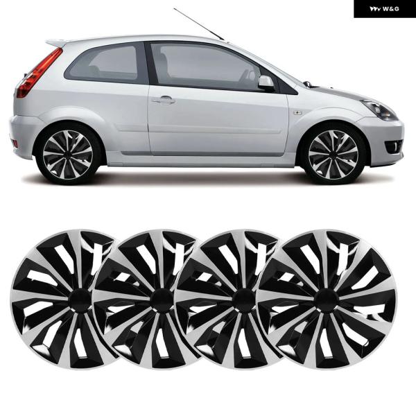 ハブキャップ 14インチ ハブキャップ ホイールカバー 4個 セット 車とシルバーハブキャップ ハブキャップ カスタム パーツ アクセサリーHigh-concerned chemical:NoneModel Name:Hubcap Whee...