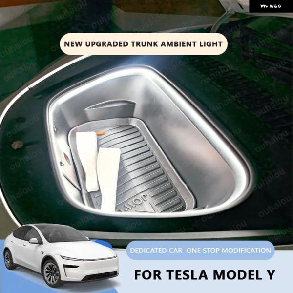 テスラ モデルY S X 車用フロント トランク 装飾 ライトカスタムライトムードライト白色暖白色LED ライトバー カスタム パーツ アクセサリーHigh-concerned chemical:NoneOrigin:Mainland Ch...