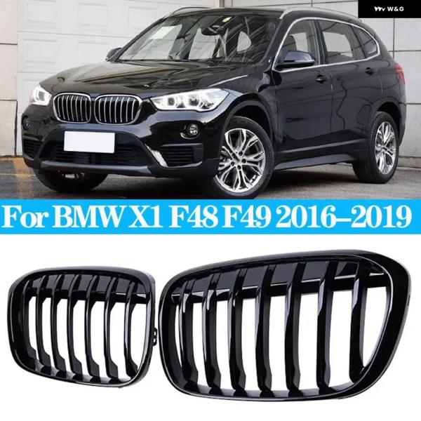 BMW X1 F48 F49 フロントキドニー グリル レーシング グリル シングルライン グリル 2016-2019 カスタム パーツ アクセサリーHigh-concerned chemical:NoneSpecial Features:...