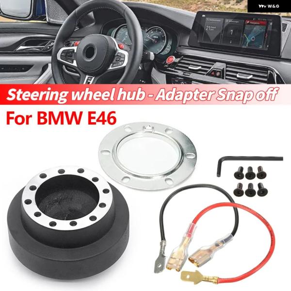 20MM 車用 ステアリングホイール ハブ アダプター スナップオフボスキット クイックリリースセット BMW E46 MOMO OMP ステアリングホイール ハブ カスタム パーツ アクセサリーHigh-concerned chemica...