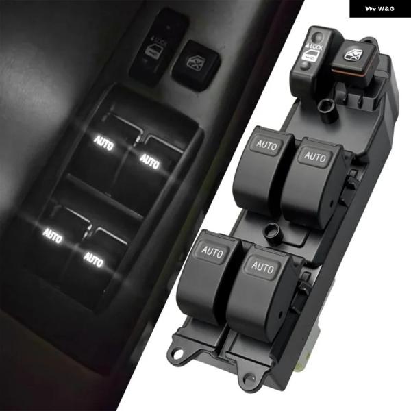 トヨタ 4ランナー 2003-2009 メインドライブサイドウィンドウスイッチ ボタン LEDイルミネーション 車内ライト カスタム パーツ アクセサリーHigh-concerned chemical:NoneItem Weight:0.2...