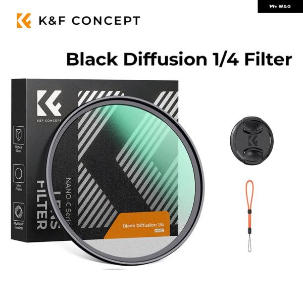 KF CONCEPT NANO-C ミスト拡散 1/4 フィルター レンズ キャップ ミストドリーミーシネエフェクト フィルター 49MM〜82MM レンズ フィルター カスタム パーツ アクセサリーHigh-concerned chemi...