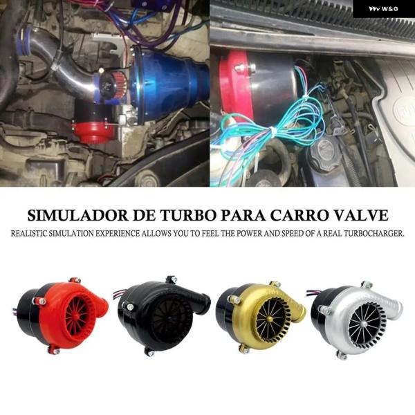 CAR FAKE DUMP ELECTRONIC TURBO BLOW OFF SSQV HOOTER VALVE ANALOG BOV SOUND SIMULADOR DE TURBO PARA CARRO VALVE CAR ACCES...