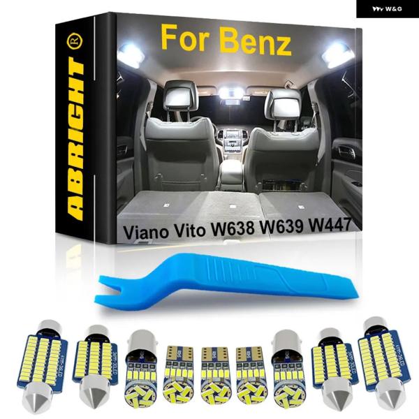 メルセデス ベンツ VITO W638 W639 W447 VIANO 1996 2000 2002 2008 2010 2012 2015 - 18 CANBUS ランプ 車内灯 LED カスタム パーツ アクセサリーHigh-conce...