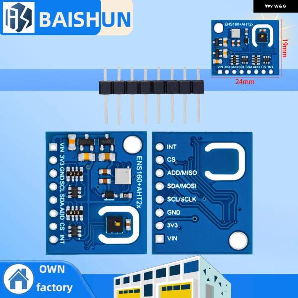 ENS160+AHT21 二酸化炭素 CO2ECO2TVOC エア質温度湿度センサー CCS811 ARDUINO カスタム パーツ アクセサリーHigh-concerned chemical:Noneis_customized:YesTh...