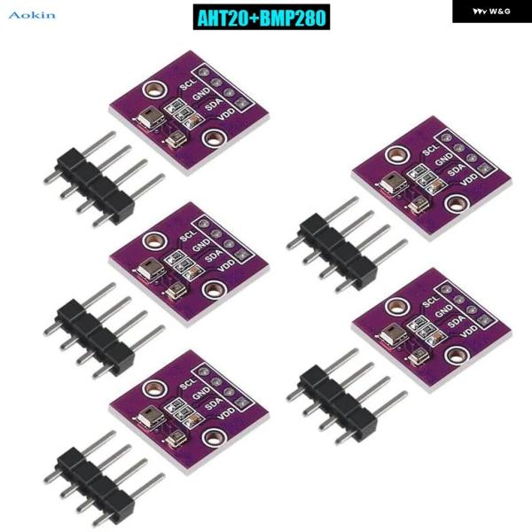 1 〜 5個 温度湿度センサー モジュール AHT20+BMP280 気圧 モジュール 高精度デジタル 3IN1 センサー BME280 カスタム パーツ アクセサリーHigh-concerned chemical:NoneType:Tem...