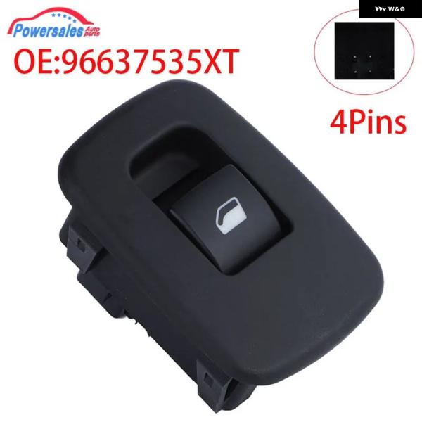 パワーウィンドウスイッチ ボタン シトロエン C3 II C1 2005-2016 96637535XT 529076433 6490.CJ 6490CJ カスタム パーツ アクセサリーHigh-concerned chemical:Non...