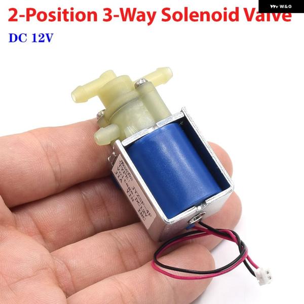 JYZSF-4F マイクロ DC 12V 2 ポジション 3 方向 電磁弁 小型電磁式エア水弁 フロー 制御 電化 カスタム パーツ アクセサリーHigh-concerned chemical:NoneActuator Mode:Witho...