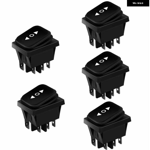 AC 110/220V DC 12V/24V モーメンタリーロック式極性反転セルフリセットロッカースイッチ モーター コントロール ボートロッカートグルスイッチ カスタム パーツ アクセサリーHigh-concerned chemical:...