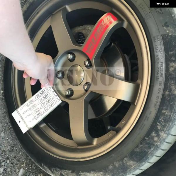 VOLK RACING ホイールリム 装飾 ステッカー 4枚セット クラシック カー デカール VOLK RACING RAYS ENGINEERING カスタム パーツ アクセサリーHigh-concerned chemical:None...