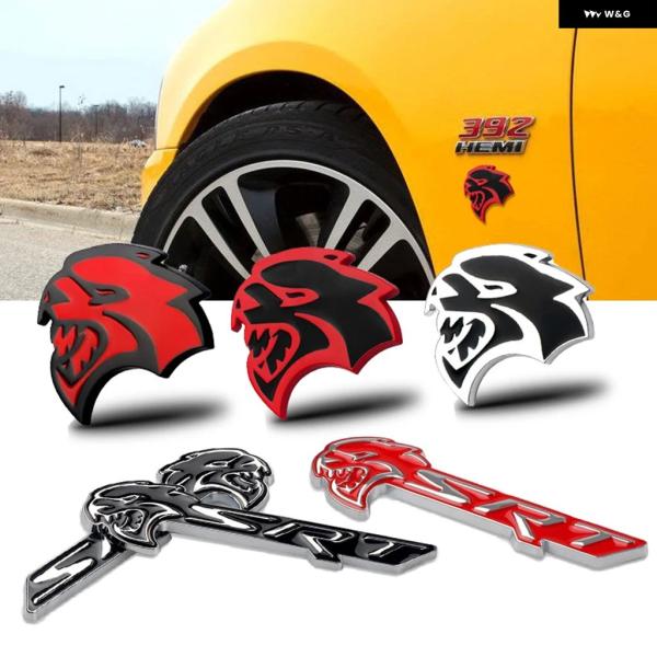 3D カーバッジ テール トランク サイド ボディ ステッカー ダッジ デュランゴ キャリバー ダコタ ネオン SXT ニトロ ラム SRT カスタム パーツ アクセサリーHigh-concerned chemical:NoneBrand ...