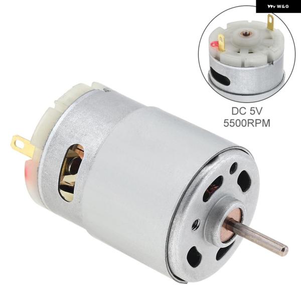 RS380 DC モーター 5V 5500RPM マイクロモーター シールドリング DIY ヘアドライヤー ミニファン 小型家電 カスタム パーツ アクセサリーHigh-concerned chemical:NoneColor:Silver...