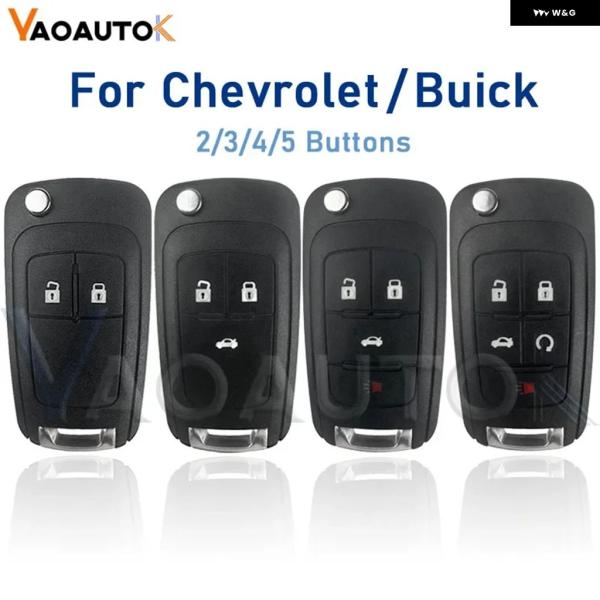 リモートキーシェル BUICK CHEVROLET CRUZE EPICA LOVA CAMARO IMPALA AVEO MALIBU ORLANDO TRAX SPARK 2345 ボタン カーキーケース カスタム パーツ アクセサリー...