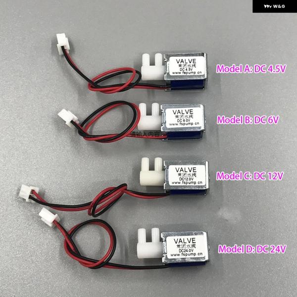 DC 4.5V/6V/12V/24V ミニウォーター バルブ ソレノイド バルブ 常時閉 N/C 水流 制御 カスタム パーツ アクセサリーHigh-concerned chemical:NoneNC or NO:Normally Clos...