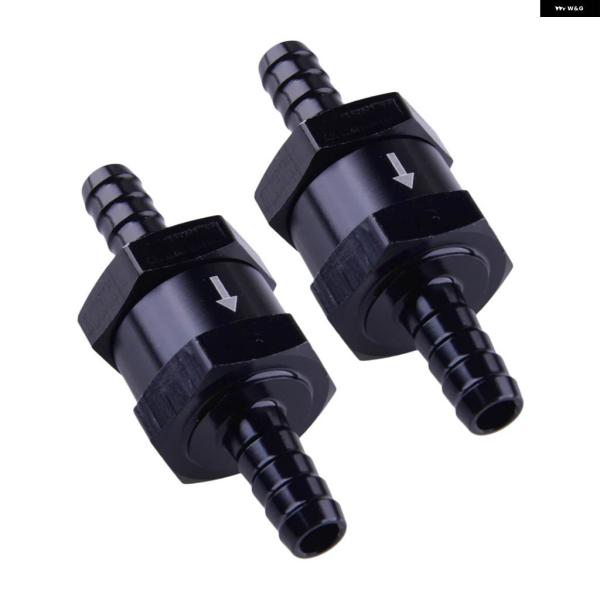 2個 10MM 3/8インチ ワンウェイインライン逆止式ディーゼル ガソリン 燃料チェック バルブ ブラック カスタム パーツ アクセサリーHign-concerned Chemical:NoneSpecial Features:-Othe...