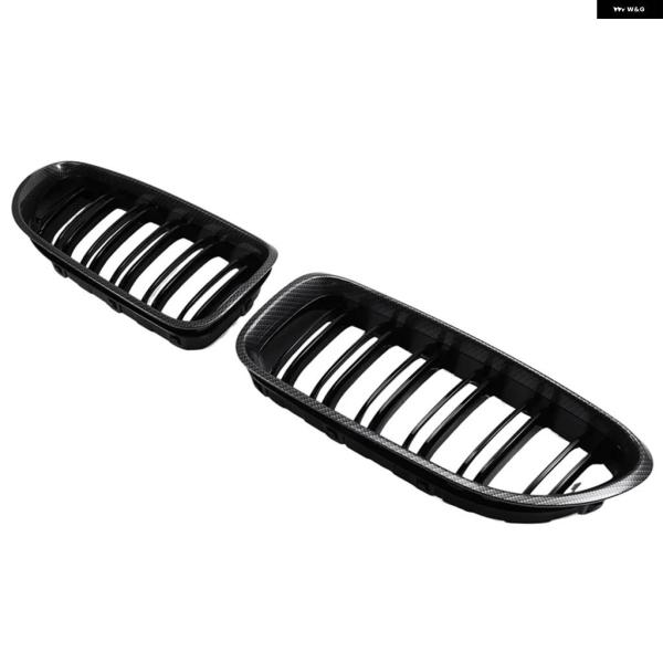 汎用 BMW F06 F12 F13 6シリーズ M6 スタイル 2012-2017 カーボン スタイル + グロスブラックフロント グリル カスタム パーツ アクセサリーHign-concerned Chemical:NoneOrigin...