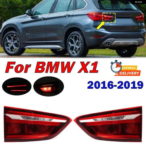 BMW X1 2016-2019 車内LED リア テールライト ブレーキシグナルランプ リバース バンパー テールライト アセンブリ 63217350697 63217350698 カスタム パーツ アクセサリーHign-concerne...