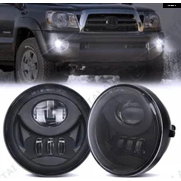 LED フォグランプ トヨタ タンドラ 2007-2013 セコイア 2008-2015 トヨタ タコマ 2005-2011 ソラーラ 2004-2006 フロント バンパー ドライビングランプ カスタム パーツ アクセサリーHign-co...