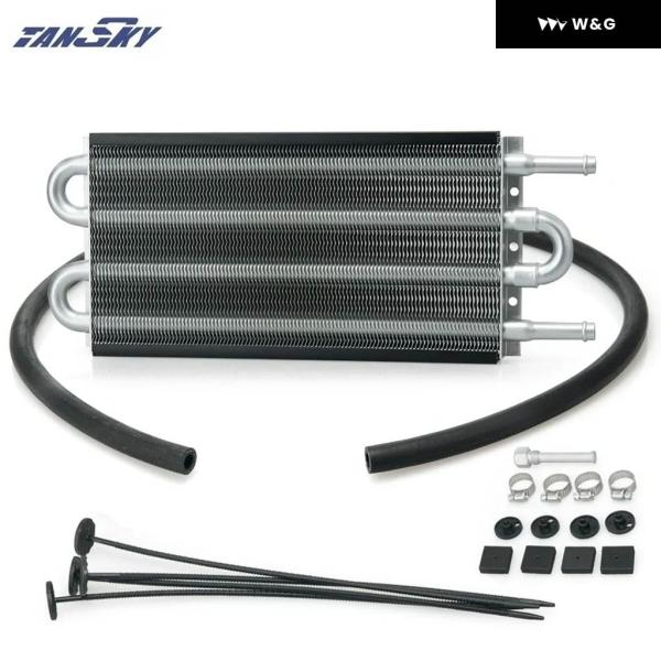 4列ブラックアルミリモートトランス ミッション オイルクーラー /オート マニュアル ラジエーター コンバーターキット TK-HYOC401Special Features:UniversalItem Diameter:00inchItem...