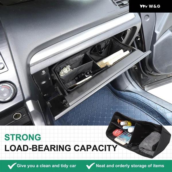 オックス フォード 布製車用 グローブ ボックス 多目的仕切り 収納 バッグ スバル フォレスター 2013-18 オーガナイザー 整理バッグ 車用アクセサリー 1個Hign-concerned Chemical:NoneItem Weig...