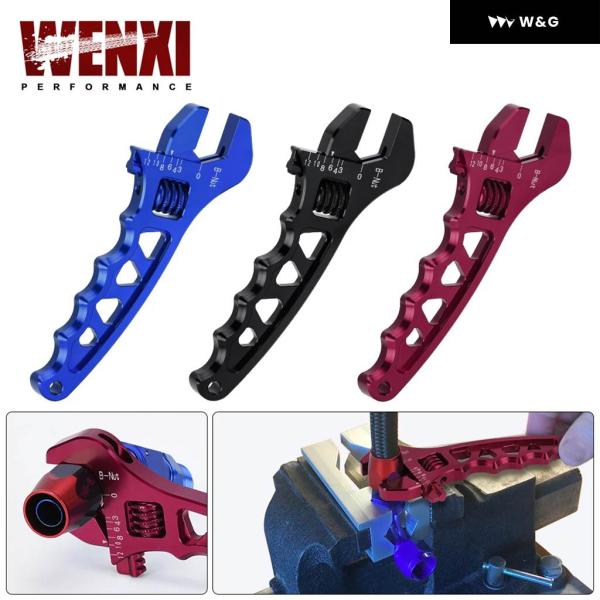 調整可能 AN 3 4 6 8 10 12 アルミレンチ ホース フィッティングツール アルミスパナ AN3-AN12 WX-SLW0601 カスタムパーツ アクセサリー 交換用部品Special Features:0Item Diamet...