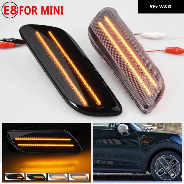 LEDダイナミックサイドマーカーウィンカー インジケーター リピーターライトシーケンシャル ウィンカーランプ BMW ミニクーパーF55 F56 F57 LCI2 カスタムパーツ アクセサリー 交換用部品Hign-concerned Che...