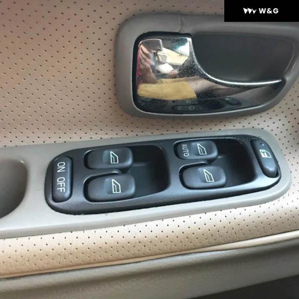 カー スタイリング ボルボ S70 V70 フロント左電動パワーウィンドウ コントロール マスタースイッチ ボタン グリーンライト 8638452 カスタムパーツ アクセサリー 交換用部品Special Features:Electric ...