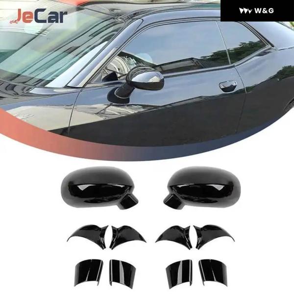 バックミラー フルカバー キット ダッジ チャンレンジャー 2009年以降 ABSミラー ハウジング シェル 外装 アクセサリー カスタムパーツ アクセサリー 交換用部品Hign-concerned Chemical:NoneItem We...