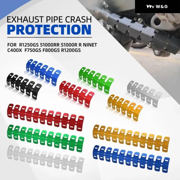 BMW R1250GS S1000RR S1000R R NINET C400X F750GS F800GS R1200GS オートバイ バイク 汎用 排気 ヒートシールド マフラー プロテクター カスタムパーツ アクセサリー 交換用部品P...