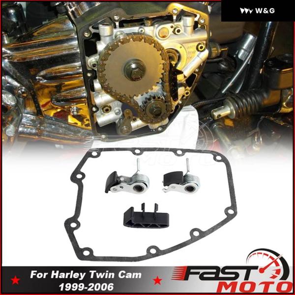 オートバイ バイク チェーン テンショナー ハーレー ツインカム ファットボーイ ツーリング エレクトラ グライド デラックス 39954-99A 39964-99A 39965-99 カム チェーン ガイド カスタムパーツ アクセサリー ...