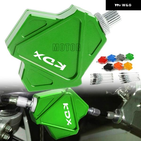 カワサキ KDX125SR/KDX250SR オートバイ バイク CNC ダート オートバイ バイク スタント クラッチ レバー イー ジープ ル ケーブル システム KDX 125/250 KDX125/KDX カスタムパーツ アクセサリ...