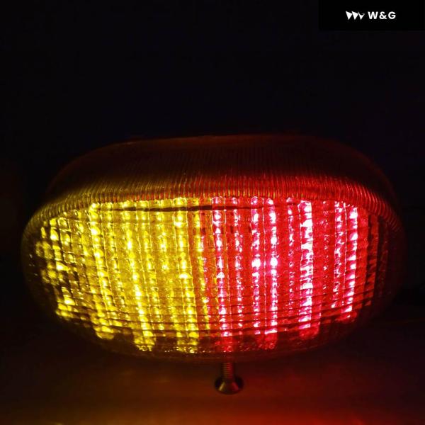 オートバイ バイク EマークLED一体型リアテールブレーキ ウィンカーライト スズキ イナズマ GSX750 GSX1200 フリーウィンド XF650 1997-2003 カスタムパーツ アクセサリー 交換用部品Hign-concerne...