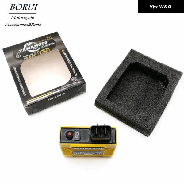 オートバイ バイク パフォーマンスパーツ イグニッション イグナイト システム ユニット デジタル調整可能CDI レーシング スズキ EN125 GN125 GS125 HJ125K カスタムパーツ アクセサリー 交換用部品Hign-con...