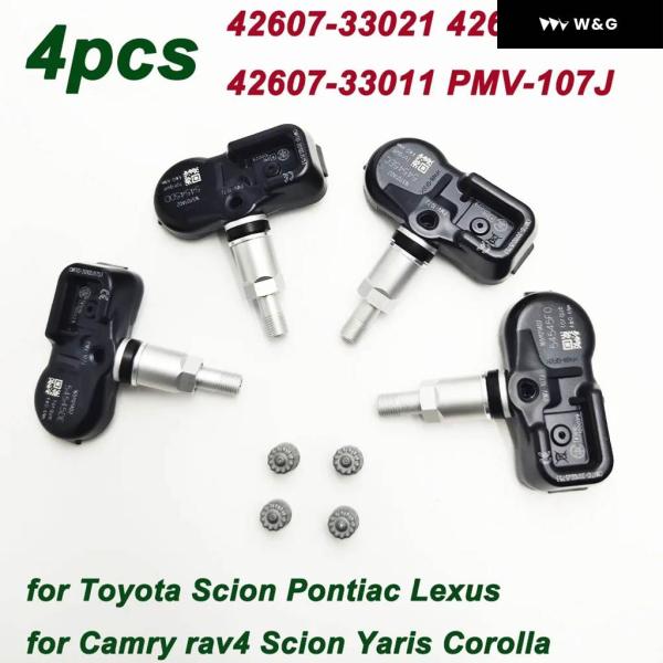 4個 2009-13 トヨタ カローラ 315MHZ タイヤエア圧センサー TPMS レクサス 42607-33021 42607-33011 42607-06011 カスタムパーツ アクセサリー 交換用部品Hign-concerned C...
