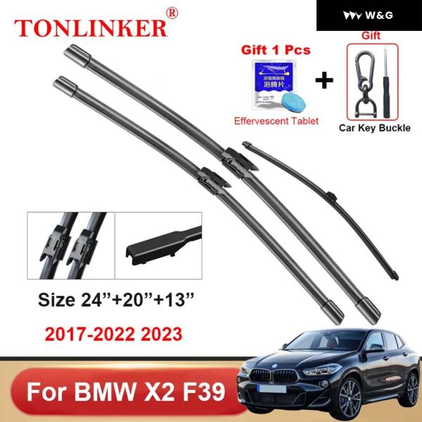 カー ワイパー ブレード BMW X2 F39 SUV 2017 2018-2021-23 カーアクセサリー フロントリア フロントガラス ワイパー ブレード ブラシ カスタムパーツ アクセサリー 交換用部品Placement:FRONTY...