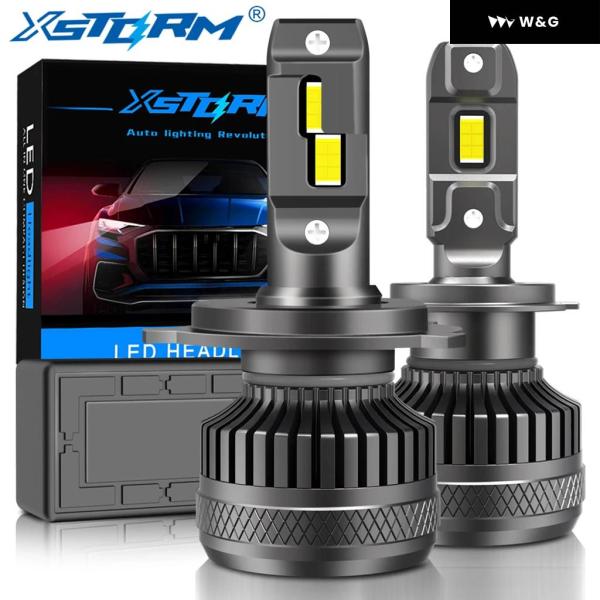 XSTORM H1 H4 H7 LED ヘッドライト CANBUS 9005 HB3 9006 HB4 9012 H8 H11 LED 電球 140W 30000LM 6500K ヘッドライト オートランプキット カスタムパーツ アクセサリ...