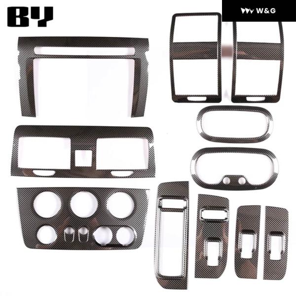 ハマー H3 2005-2009 ステンレス センターCD A/Cボリューム トリム パネル ガラスリフト フレーム 装飾 ステッカー カーアクセサリー カスタムパーツ アクセサリー 交換用部品Item Weight:300gModel N...