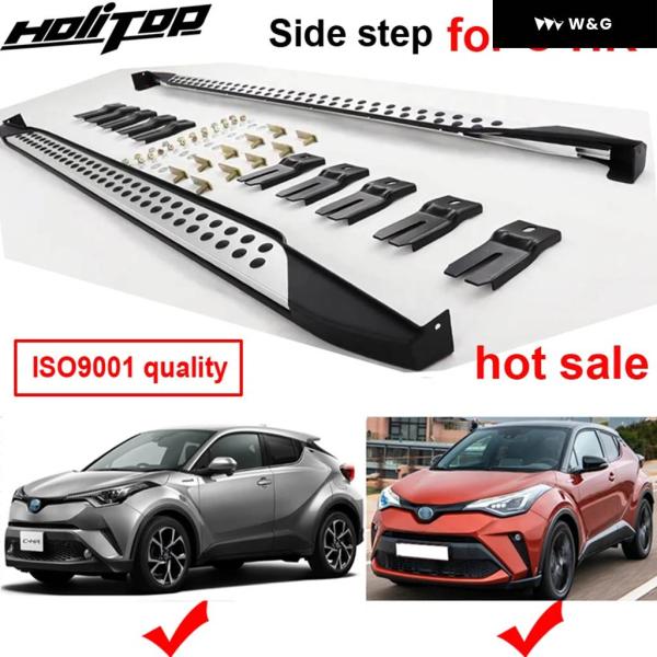 HOT NERFバー サイドバー ランニングボード サイドステップ トヨタ C-HR CHR 2017-2023 合金 ISO9001品質 プロモーション価格 カスタムパーツ アクセサリー 交換用部品Hign-concerned Chemi...