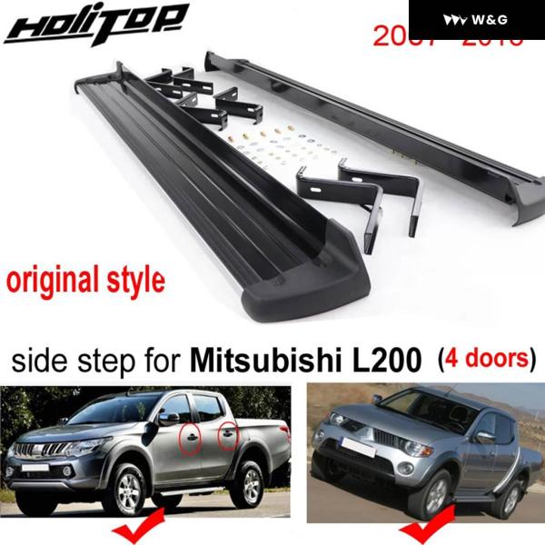 OEMモデルサイドステップバーランニングボード 三菱 L200トライトン2007-2018 デザイン 90％ 合金 100％ 車 カスタムパーツ アクセサリー 交換用部品Hign-concerned Chemical:NoneItem We...