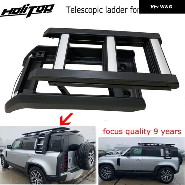 モデル 折りたたみ 式伸縮はしご ランドローバー ディフェンダー2020-24 2025 厚み デザイン 200KGを積載可能 カスタムパーツ アクセサリー 交換用部品Hign-concerned Chemical:NoneOther Pa...