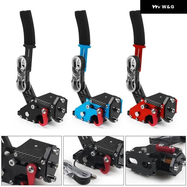 14ビットUSBハンドブレーキシミュレーションレーシングゲームG25/27/29 T300 T500 FANATEC OSW DIRT RALLY カスタムパーツ アクセサリー 交換用部品Hign-concerned Chemical:No...