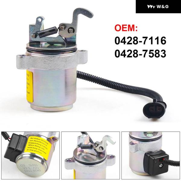 12V 燃料遮断遮断 ソレノイド バルブ 04287583 0428-7583 0428-7116 DEUTZ エンジン 1011 / 2011 カスタムパーツ アクセサリー 交換用部品Special Features:Fuel Shutd...