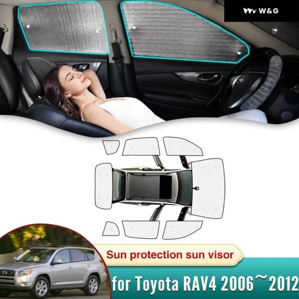 サンシェード トヨタ RAV4 RAV 4 XA30 30 3 ヴァンガード 2006~2012 2011 2010 2008 2007 サンシェード フロントガラス サイドウィンドウ プライバシーシェーディング カスタムパーツ アクセサリ...