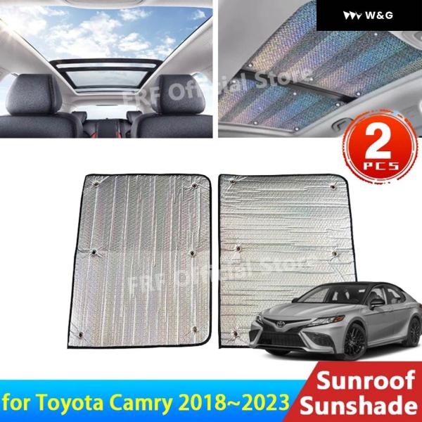 トヨタ カムリ XV70 70 2018-23 8代目 サンルーフ サンシェード ルーフ サンスクリーン 断熱 フロントガラス カスタムパーツ アクセサリー 交換用部品Product application scenarios:OtherC...