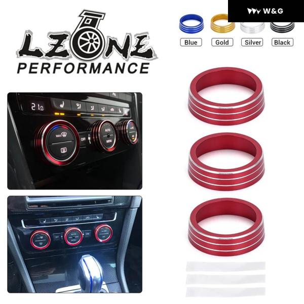 エアコン ノブ 装飾 カバー リング調整 トリム カバー VW ティグアン アトラス T-ROC アテカ FR パサート B8 バリアント 2017-2019 カスタムパーツ アクセサリー 交換用部品Hign-concerned Chemi...