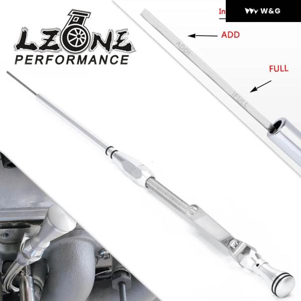 LZONE エンジン オイルディップスティック チューブ 80年代以降 シボレー SBC 267/305/350/400 4.4/5.7/6.6L フレキシブル 助手席側 JR-GJ006 カスタムパーツ アクセサリー 交換用部品Hign-...