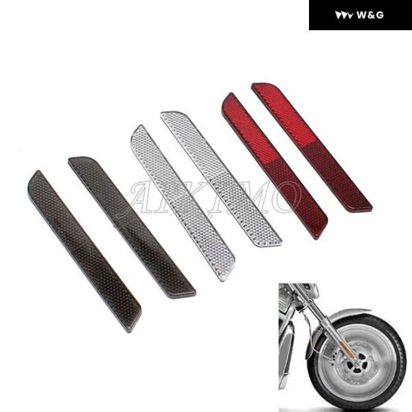 3色 オートバイ バイク フロント フォーク レッグ リフレクター マーカー 安全ハザード ハーレー ラッチカバー ハード サドルバッグ サイド視認性 HD カスタムパーツ アクセサリー 交換用部品Item Weight:0.1kgItem...