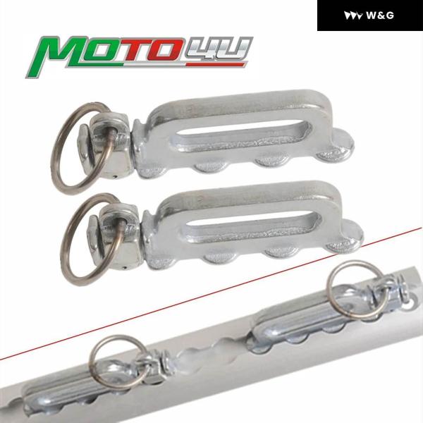 2PCS L トラック ダブルスタッドタイダウンフィッティングトレーラーカーゴエンドリングボルトタイダウンアンカーポイントレール積載固定ツール カスタムパーツ アクセサリー 交換用部品Hign-concerned Chemical:None...