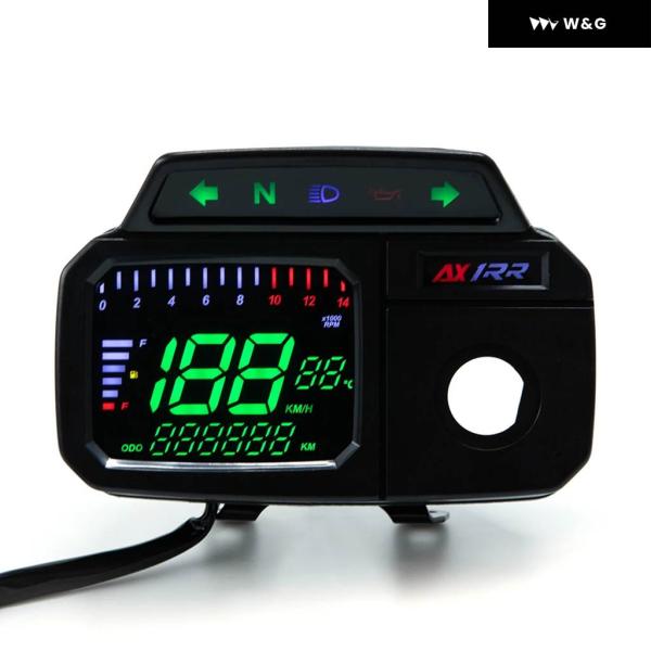 モトスピード メーター RPM 100CC AX 100 デジタル オートバイ バイク スピード メーター メーターゲージ スズキ AX100 MILLERO 100% DIGITALES カスタムパーツ アクセサリー 交換用部品Hign-...